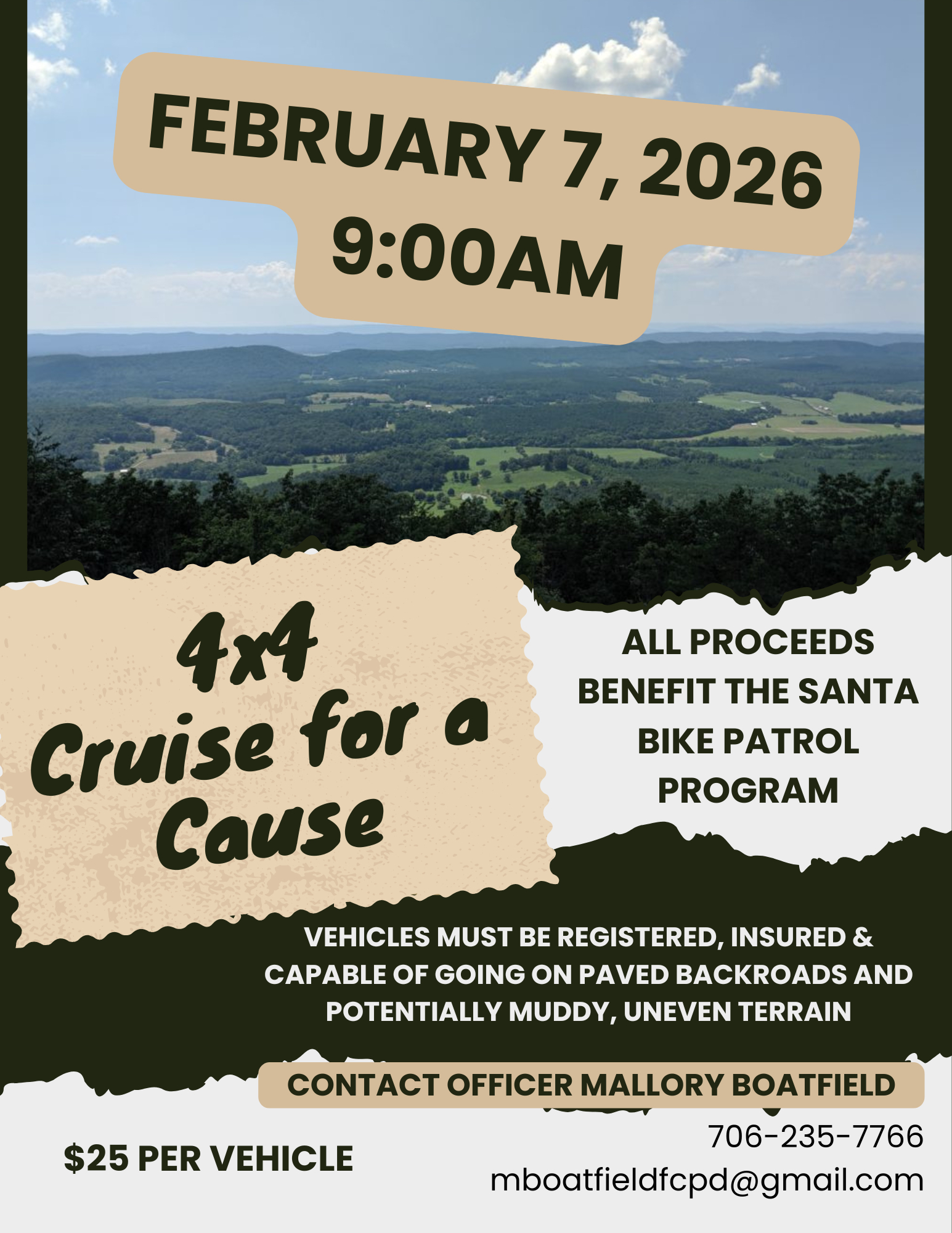 4 x 4 Cruise for a Cause | Floyd County Georgia